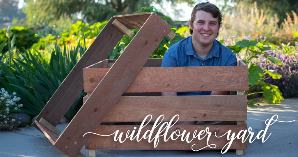 DIY Stackable Compost Bin - Wildflower Yard